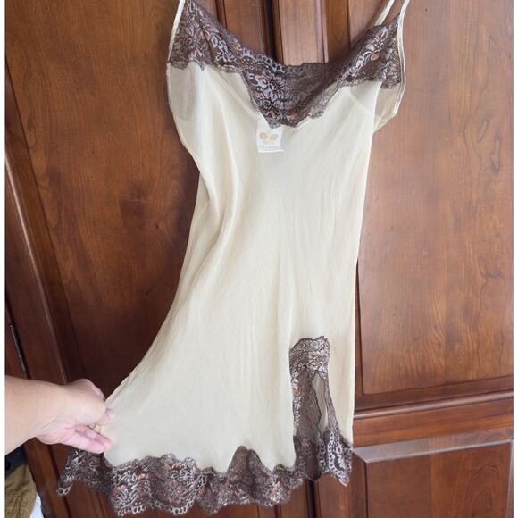Mary Green | Dresses | Vintage Y2k Mary Green Silk Slip Dress Tan W ...